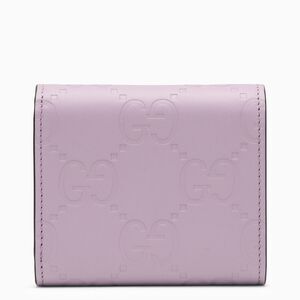 Gucci | Accessories | Gucci Trifold Lavender Leather Wallet | Poshmark